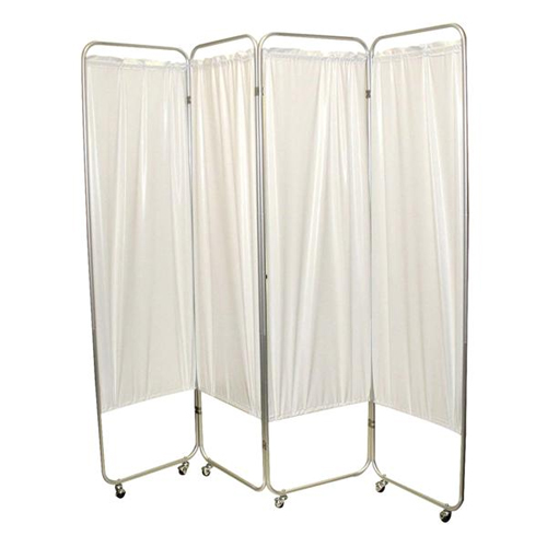 Four Panel Privacy Screen With Wheels - Mid-Atlantic Medical Supply