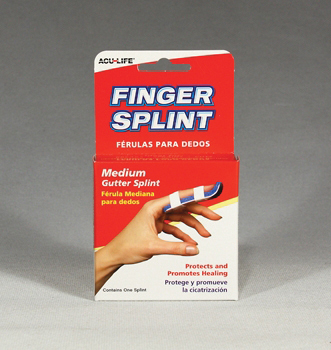 Gutter Finger Splint Medium - Mid-Atlantic Medical Supply